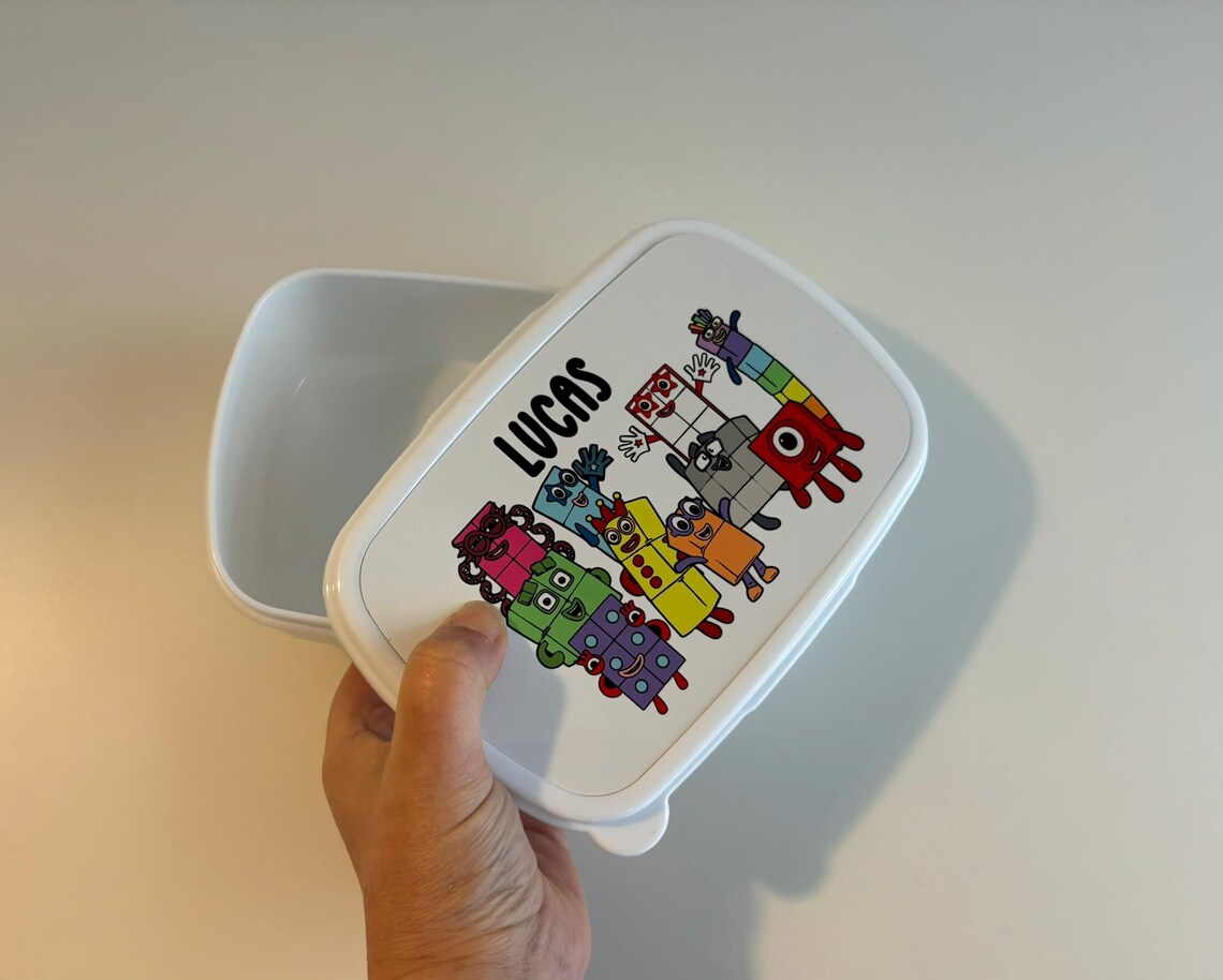 Number Blocks Lunch Box. School Lunch, Snacks, Secret Stash ...