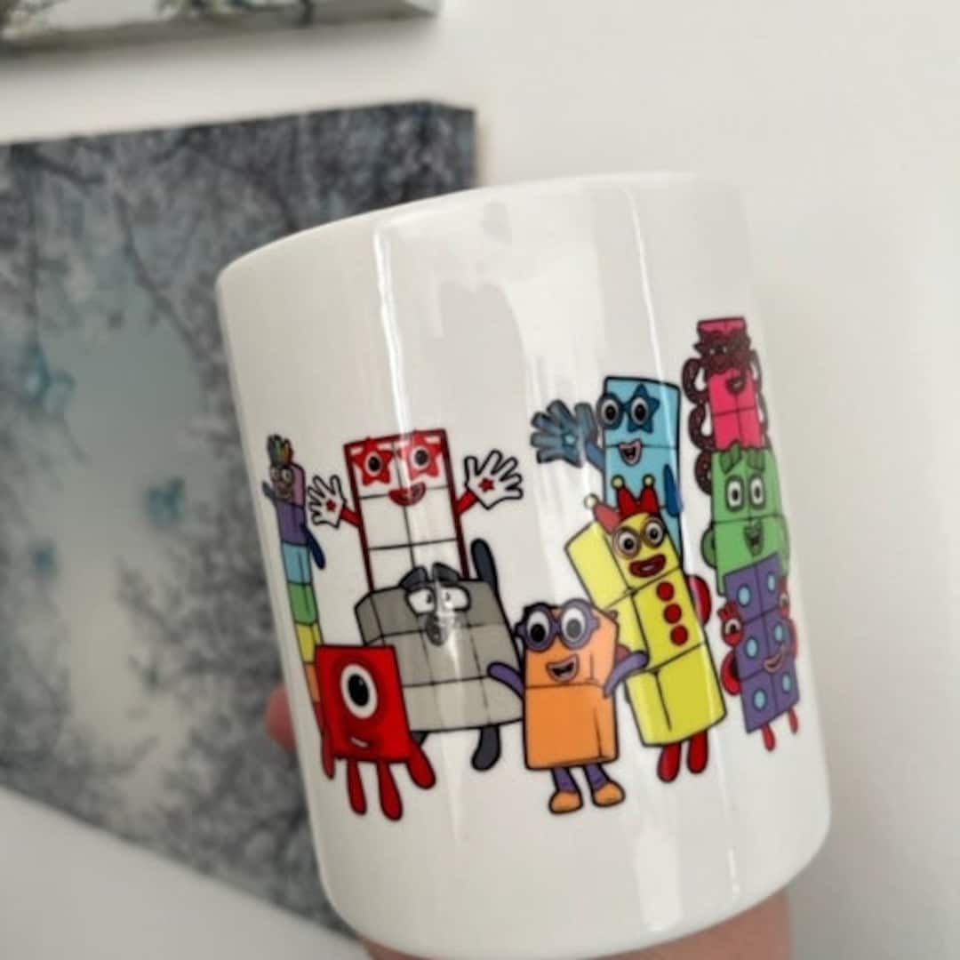 Number Blocks Money Box | Personalised Money Box | Ceramic ...