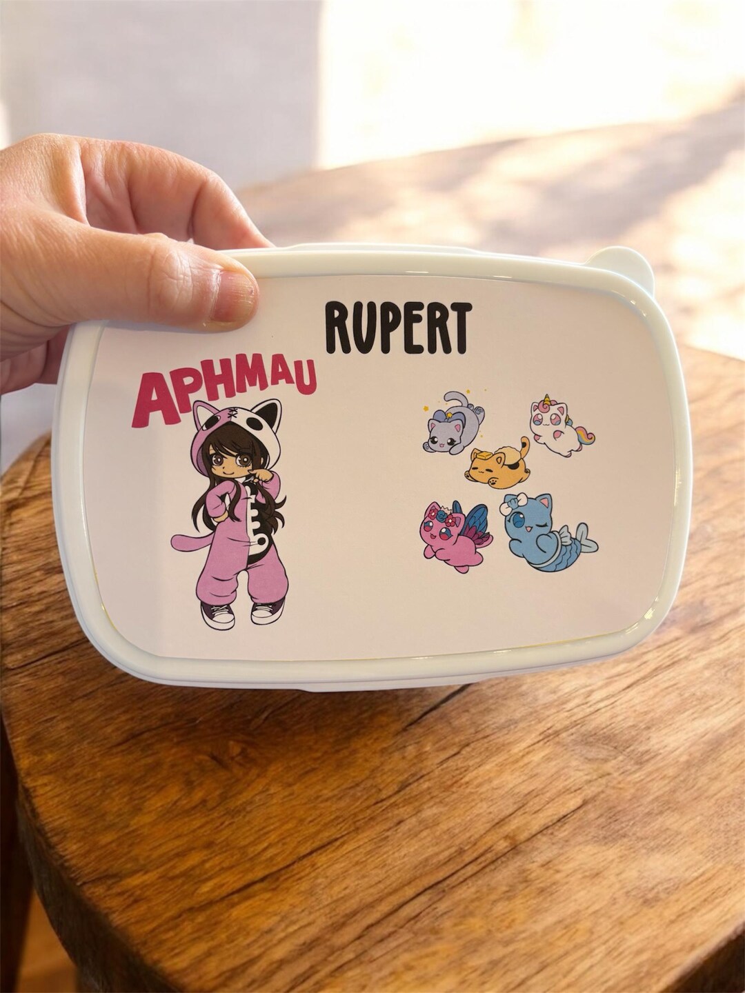 Aphmau Lunch Box. School Lunch, Snacks, Secret Stash. Personalised to ...