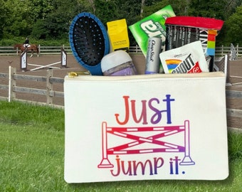 HORSE SHOW Survival Kit Zipper Pouch Makeup Cosmetic Accessories Bag ...