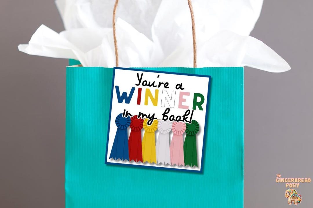 Horse Show Printable Gift Tags | You're a Winner in My Book ...