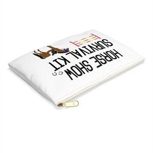 HORSE SHOW Survival Kit Zipper Pouch | Makeup Cosmetic Accessories Bag ...