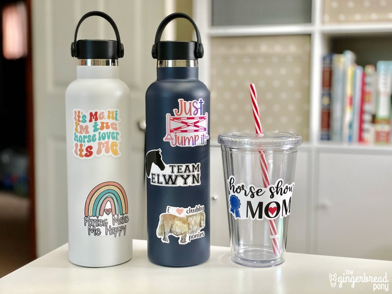 VALENTINE HORSE Funny Vinyl Sticker Pack Fun Gift BFF Horseback Rider ...