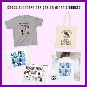 HORSE SHOW Packing Checklist Printable Equestrian Competition ...