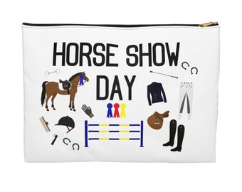 HORSE SHOW Survival Kit Zipper Pouch Makeup Cosmetic Accessories Bag ...