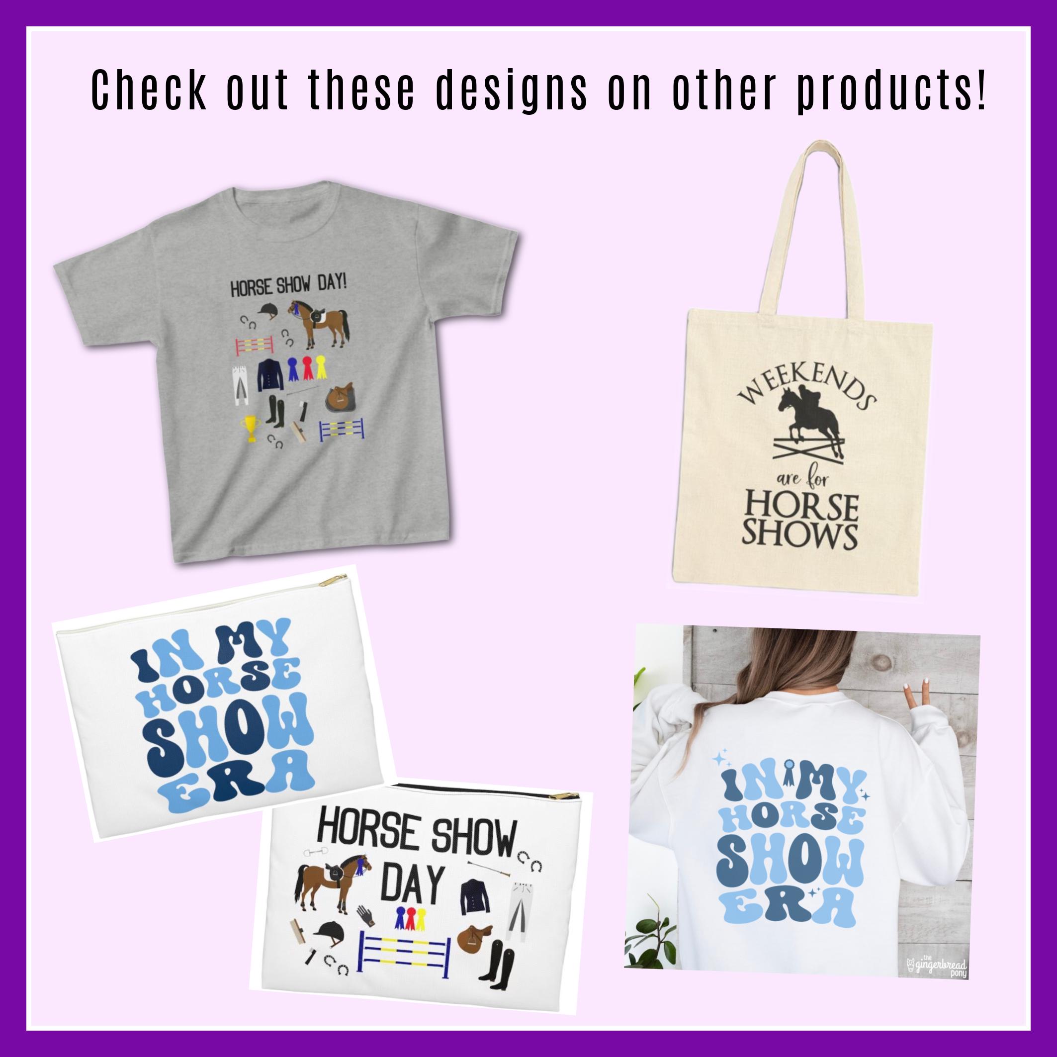 WESTERN HORSE SHOW Survival Kit Zipper Pouch | Makeup Cosmetic ...