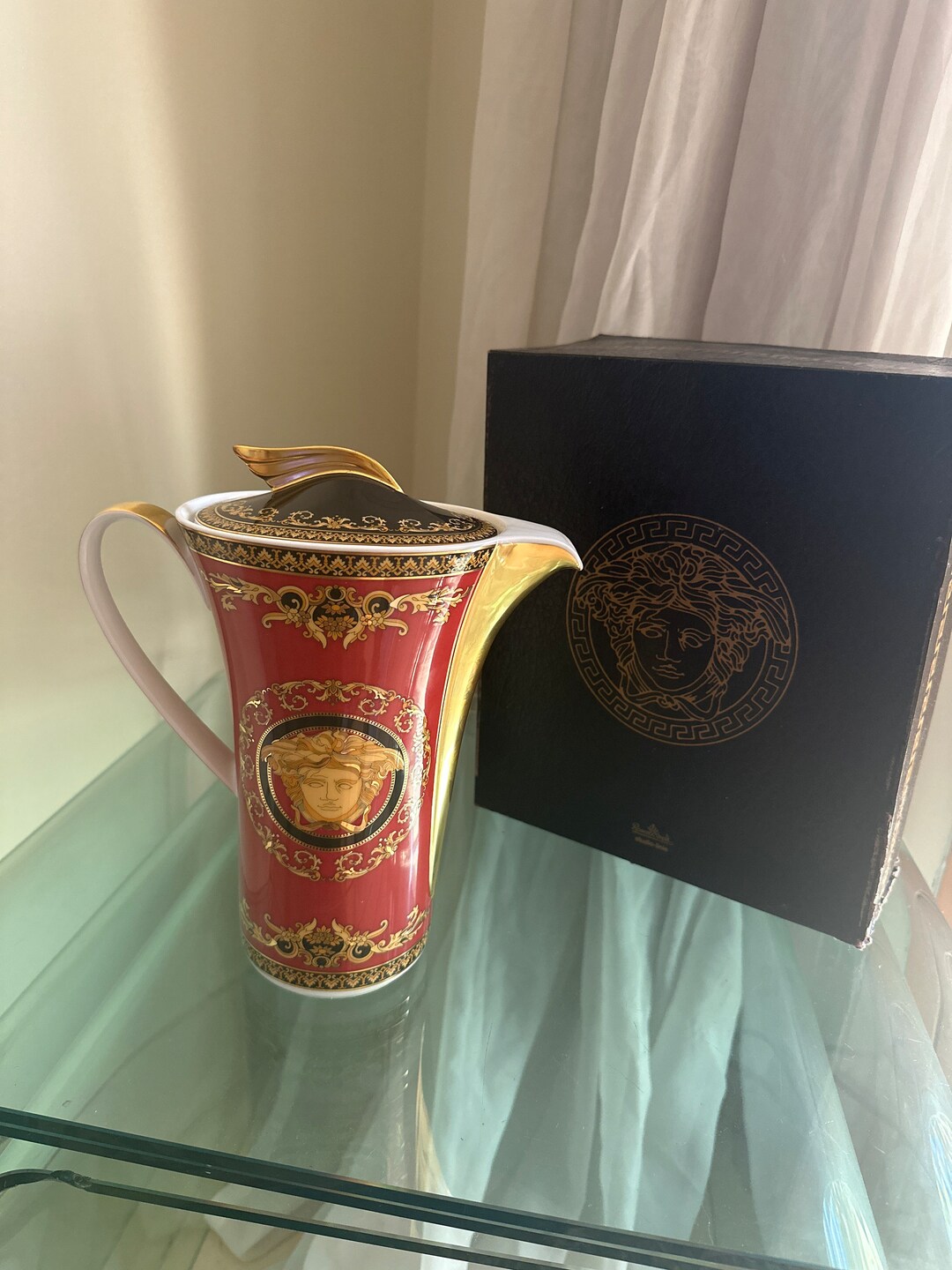 Versace Rosenthall Teapot - Etsy
