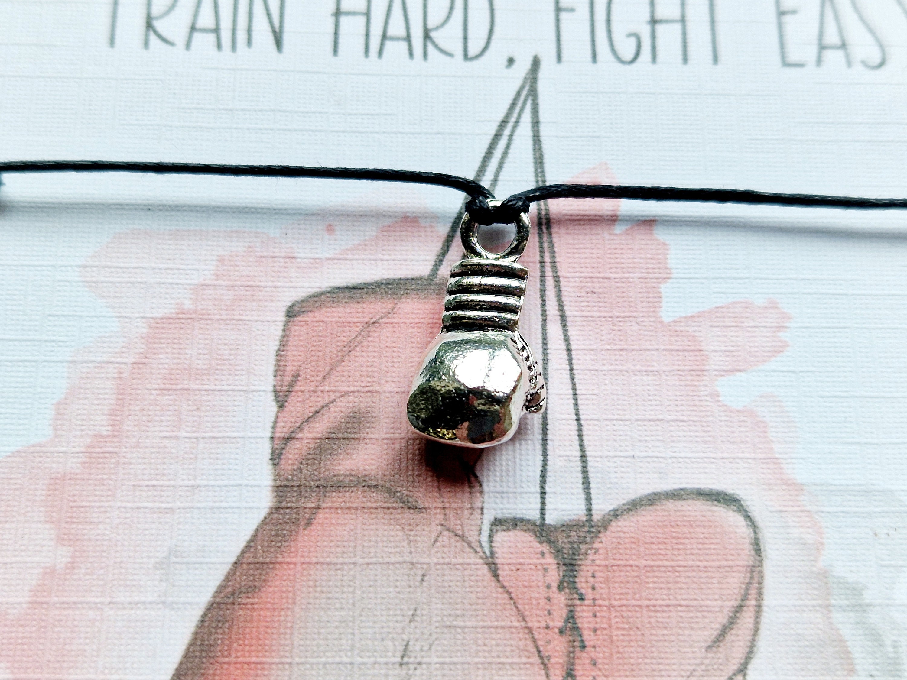Boxing Motivational Wish Bracelet - Etsy UK