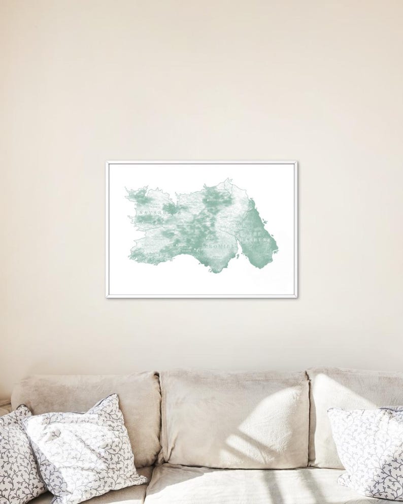 A4 Fourth Wing Map Digital Download | Printable Fantasy Book Map Art ...