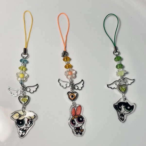 Powerpuff Girls Keychain - Etsy