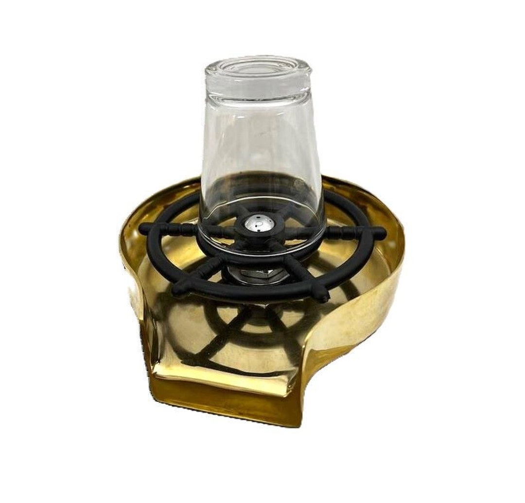 Unlacquered Brass Glass Rinser for Kitchen Sinks Kitchen Sink ...