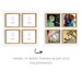 6 Square Frame Mockups Wood Frame Mockup Square Wood Frame - Etsy
