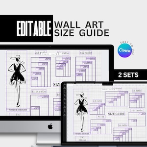Wall Art Size Guide ,vertical and Horizontal Frame Size Comparison ...