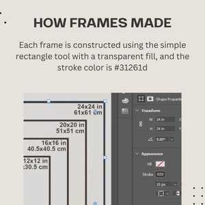 Wall Art Size Guide: Multiple Ratios Canva/photoshop Template - Etsy