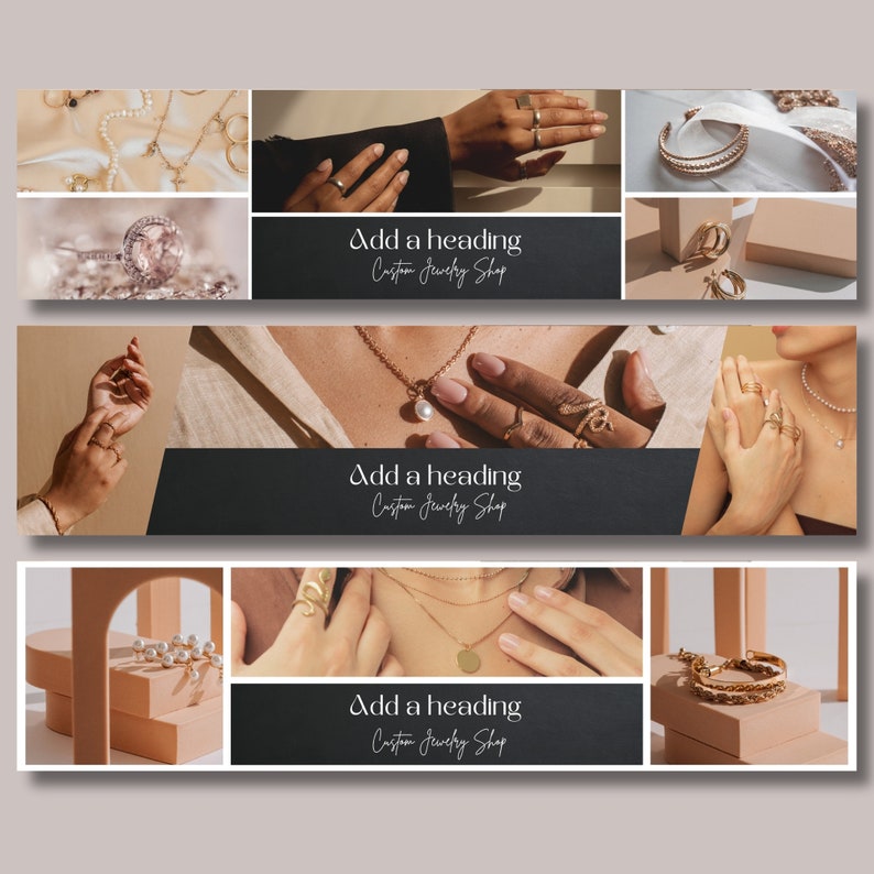 Etsy Shop Banner Template: Minimalist Shop Kit (canva Editable) - Etsy