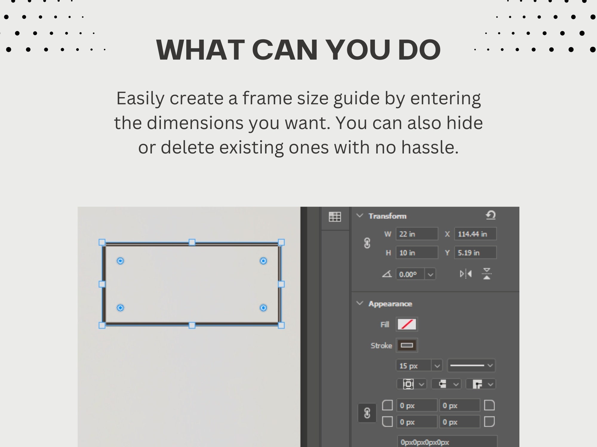 Wall Art Size Guide Template: Editable Chart for Canva & Photoshop - Etsy