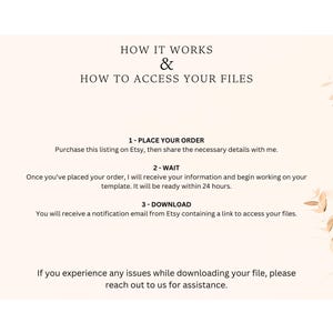 Custom Made to Order Instruction Card Design Service, Product Care ...
