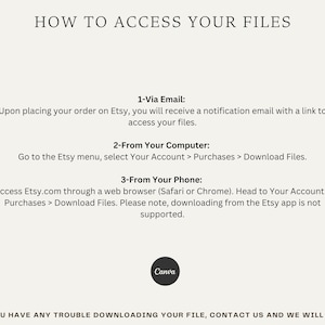 Canva User Guide Template for Etsy Sellers (digital Download) - Etsy
