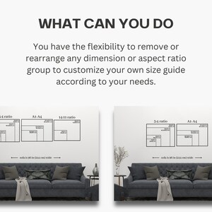 Visual Size Chart for Digital Artwork With Canva Templates Simplified ...