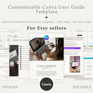 Canva User Guide Template for Etsy Sellers (digital Download) - Etsy
