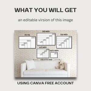 Art Print Size Guide, Ratio Size Guide, Picture Frame Size Guide, Art ...