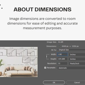 Customizable Wall Art Size Guide Template for Easy Home Decor Planning ...