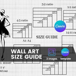 Aspect Ratio Guide ,horizontal Wall Art Size Guide , Frame Size Guide ...
