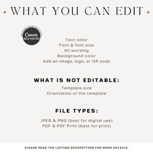 Social Media Sign Template, QR Code Sign, Editable Small Business Sign ...