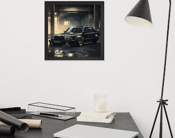 Mercedes 190e Poster Evo - Etsy