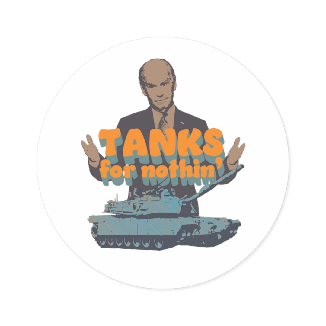 Tanks for Nothin' Biden Sticker - Etsy