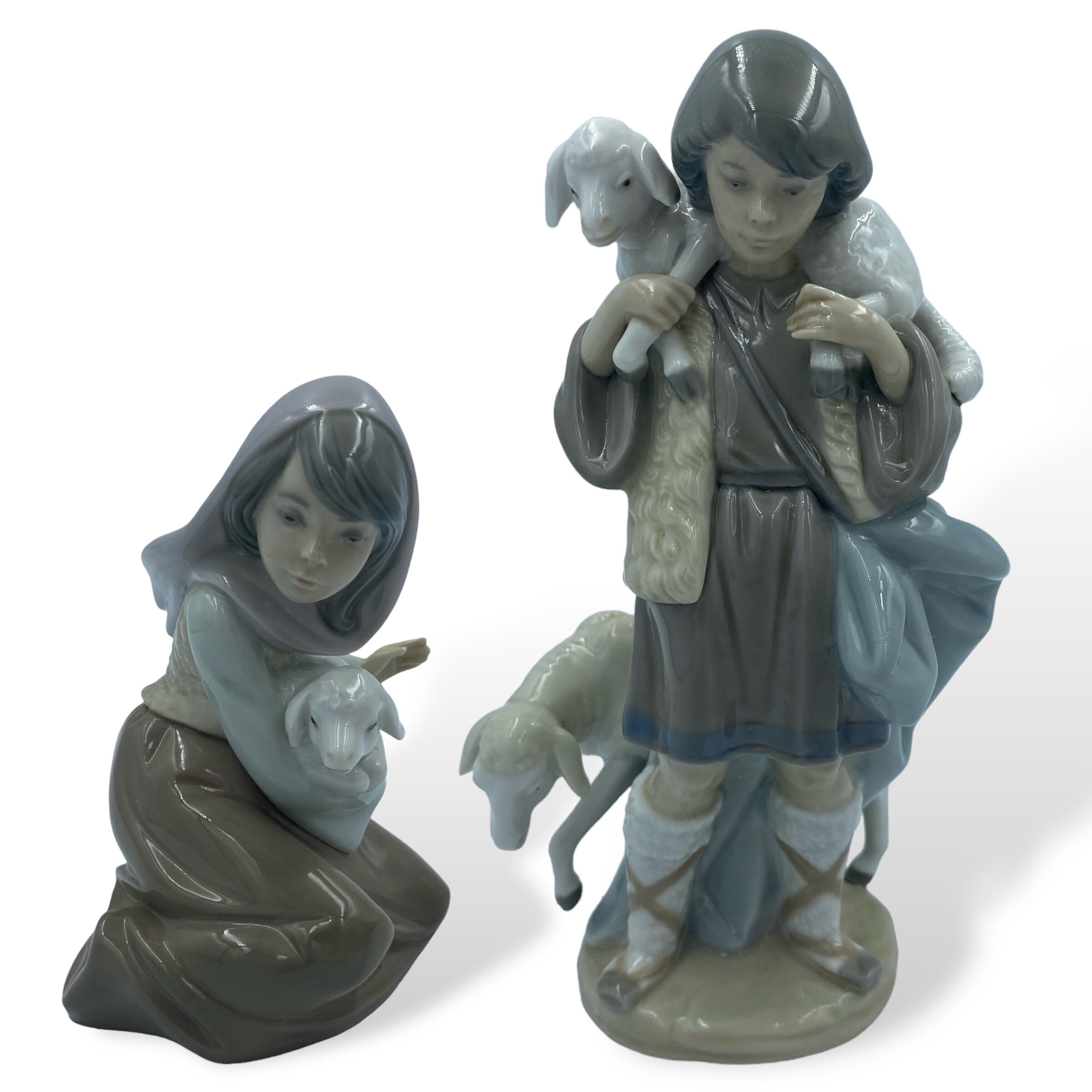 BOXED Lladro Large 10 Piece Nativity Set 5400 scene, Christmas ...