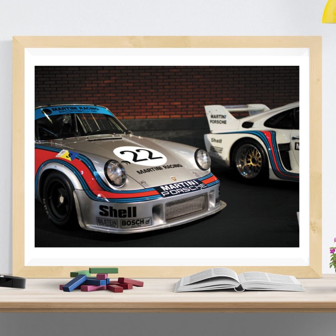 Poster of a Porsche 911 Carrera RSR Turbo - Etsy