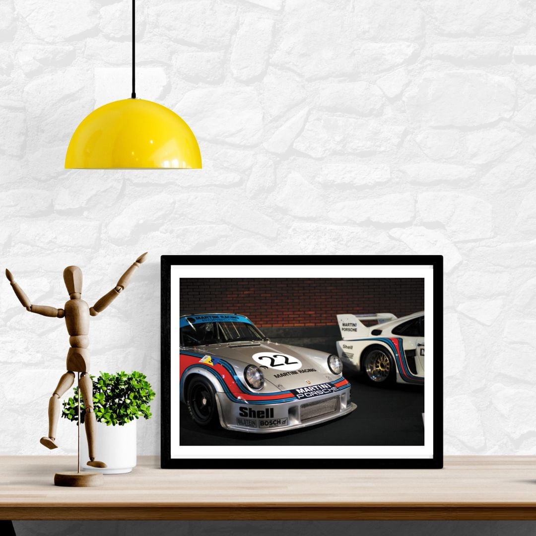 Poster of a Porsche 911 Carrera RSR Turbo - Etsy