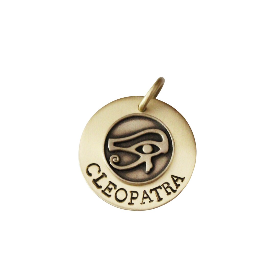 Personalized Horus Eye Egyptian Dog Tag ID - Etsy