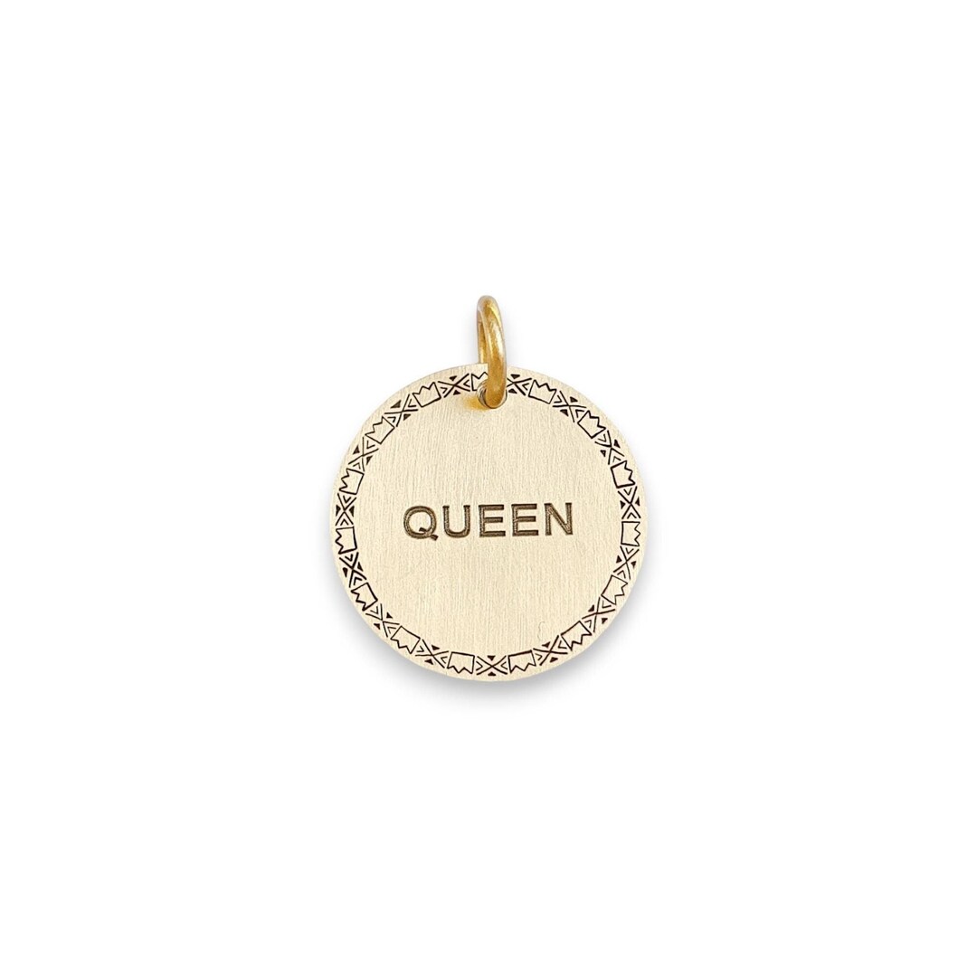 Queen Dog Tag, Crown Dog Tag for Collar, Boho Dog ID Tag, Princess ...
