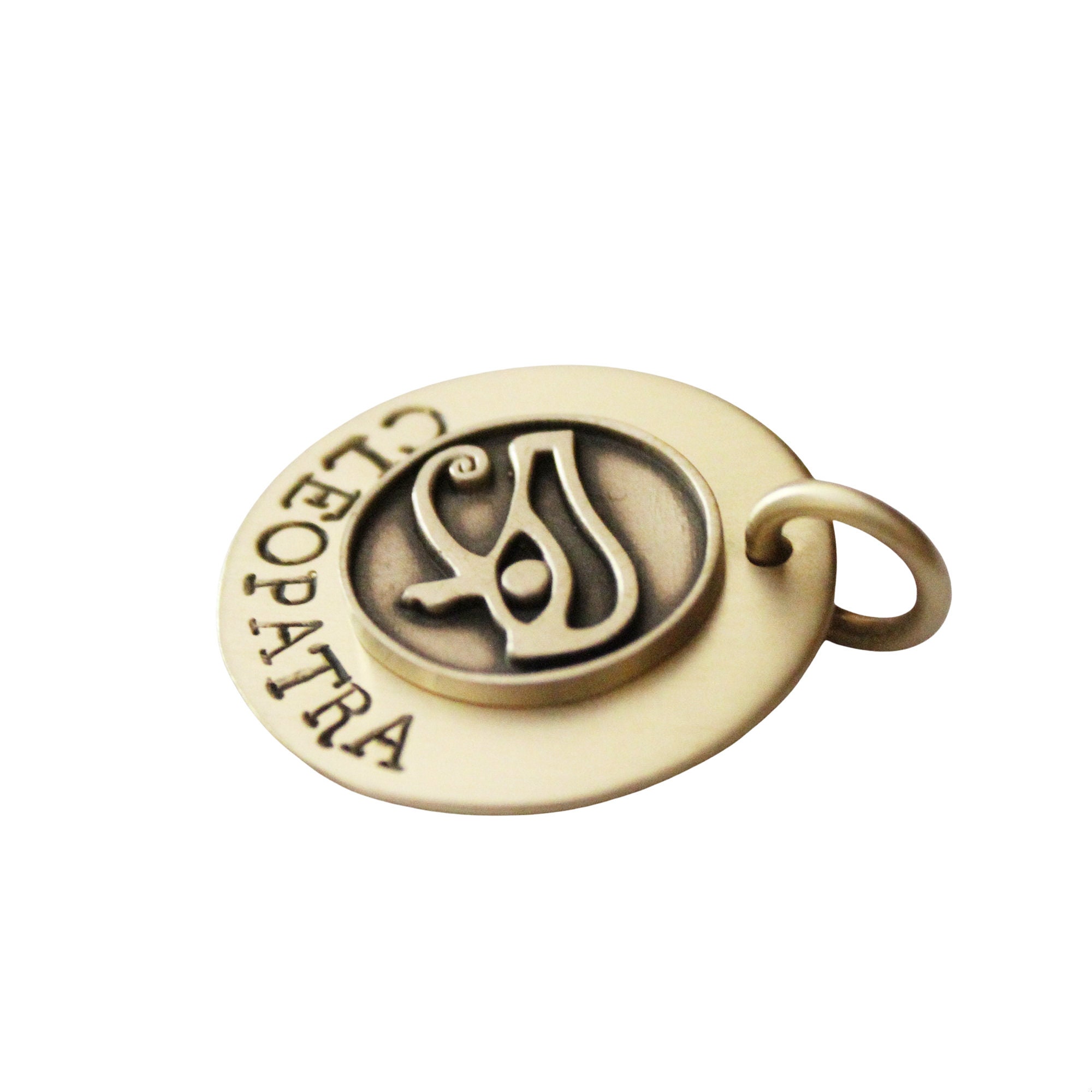 Personalized Horus Eye Egyptian Dog Tag ID - Etsy