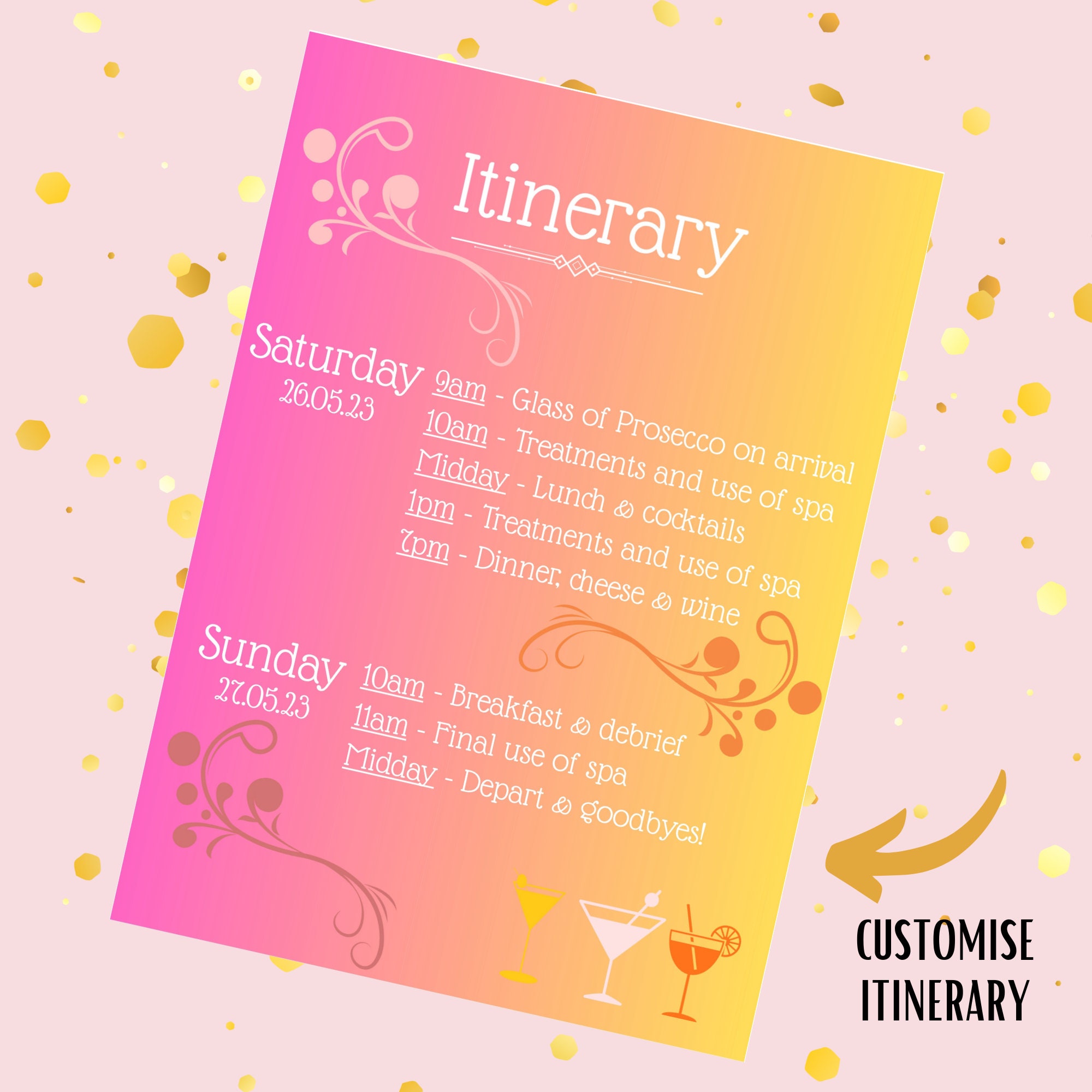 Hen Party Invitation Editable, Bachelorette Digital Invite Template ...