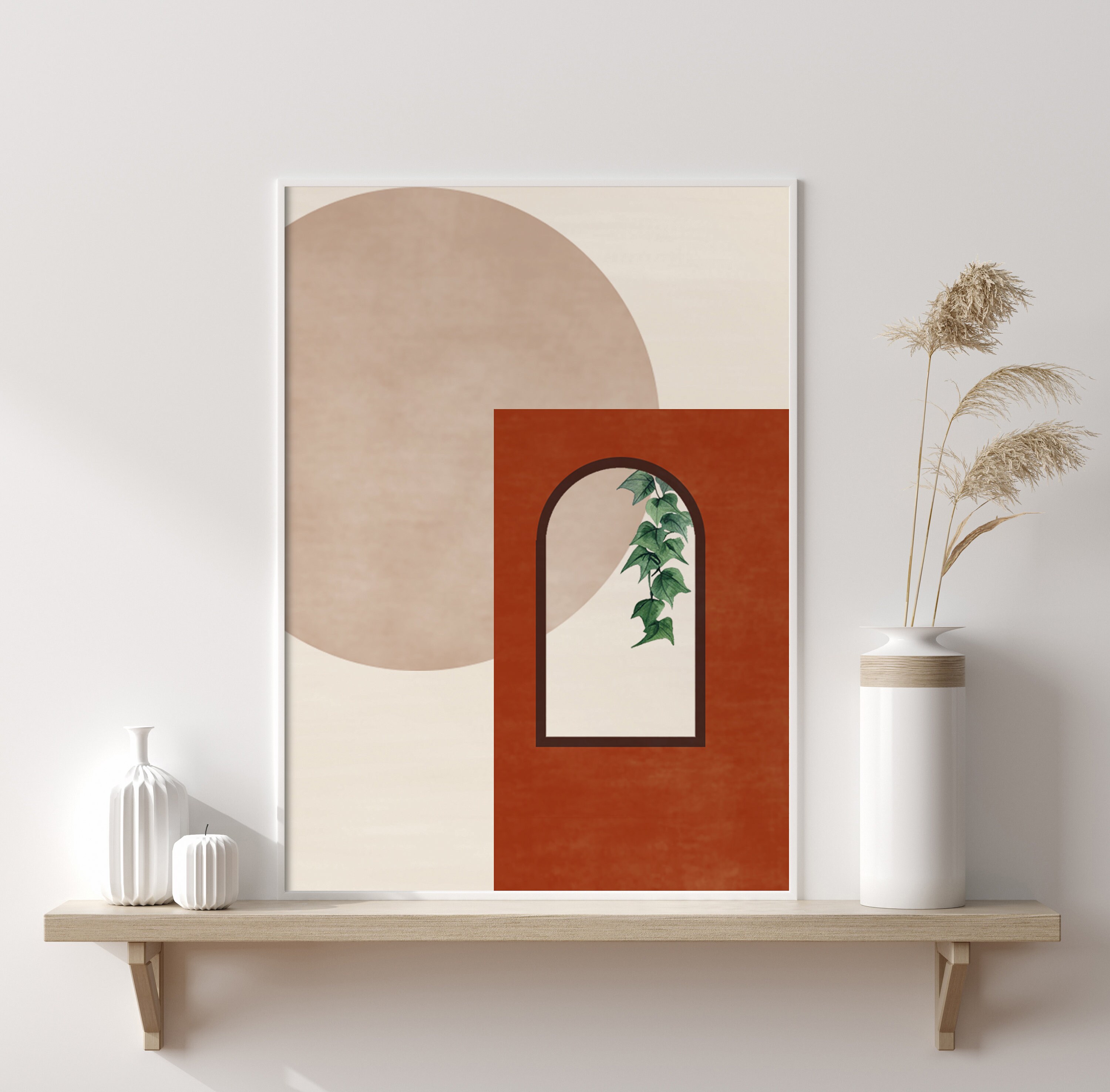 Boho Print Bundle, 15 Pieces of Poster, Gallery Wall Art Set, Neutral ...