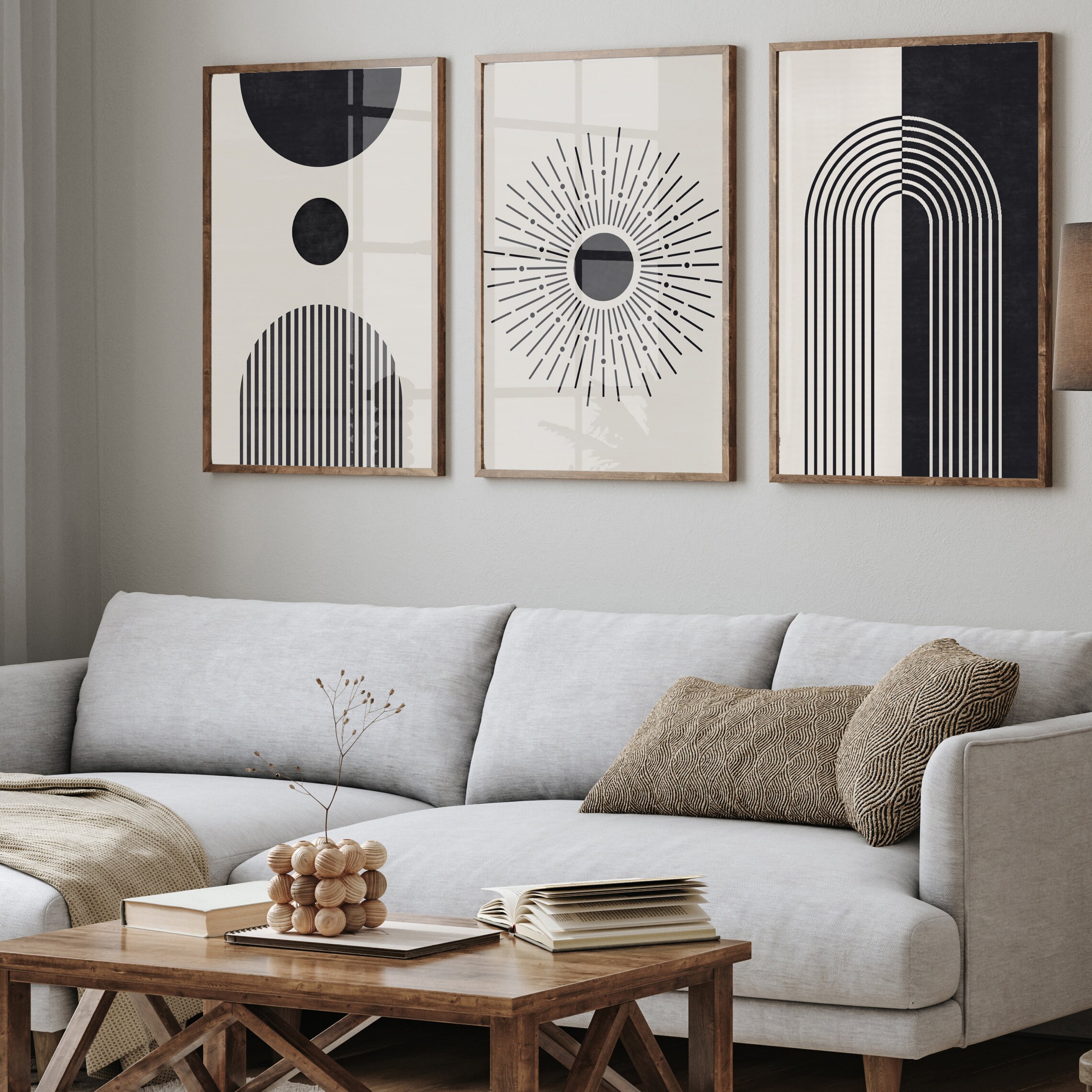 Boho Print Bundle, 15 Pieces of Poster, Gallery Wall Art Set, Neutral ...