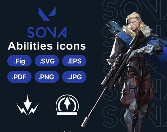 VALORANT Agent Icons PNG for Your Gaming Clips - Etsy