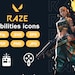 Valorant Raze Agent Abilities Icons: Vector Logo (digital Download) - Etsy