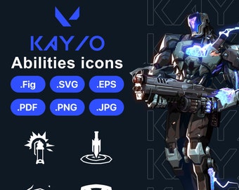 VALORANT Agent Icons PNG for Your Gaming Clips - Etsy