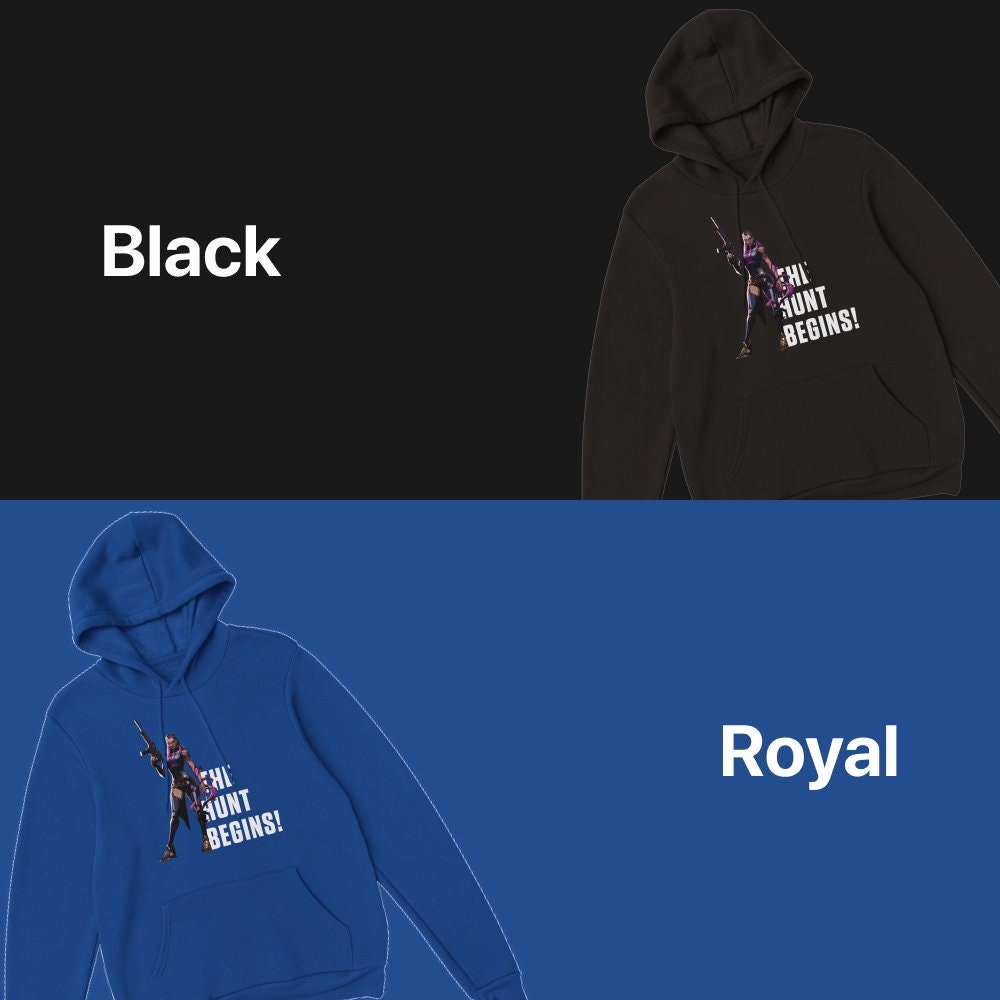 The Hunt Begins Reyna Hoodie From Valorant Valorant Merch, Video Game ...