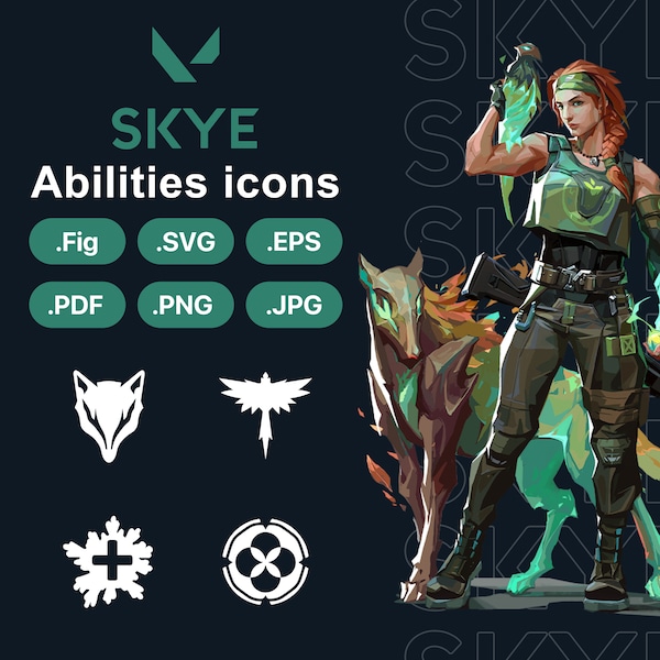 Valorant Skye Svg - Etsy