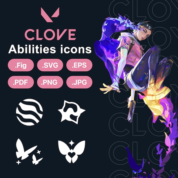 Valorant Iso Agent Abilities Icons SVG PNG EPS Pdf Figma Vector Logo ...