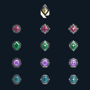 Valorant Ranks PNG SVG, EPS, Figma, Pdf ( Gold, Platinum, Diamond ...