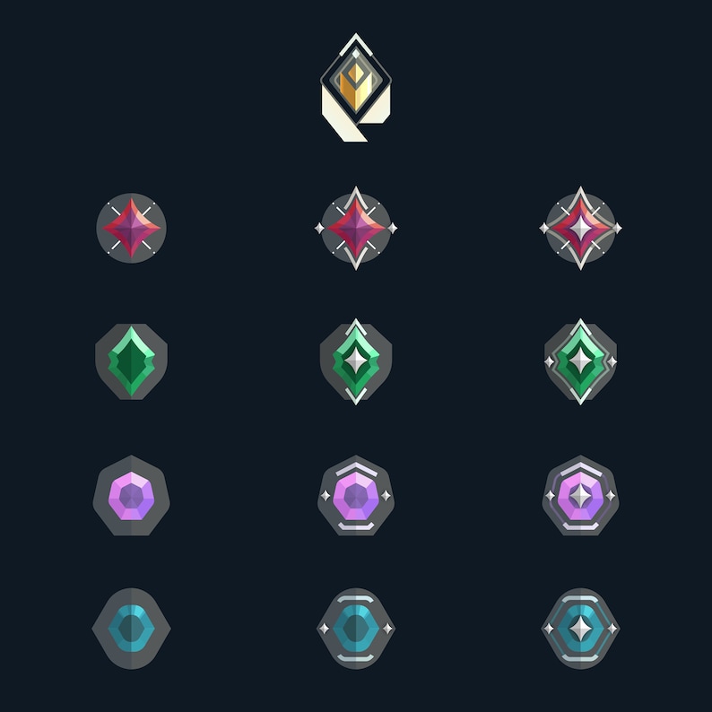 Valorant Ranks PNG SVG, EPS, Figma, Pdf ( Gold, Platinum, Diamond ...