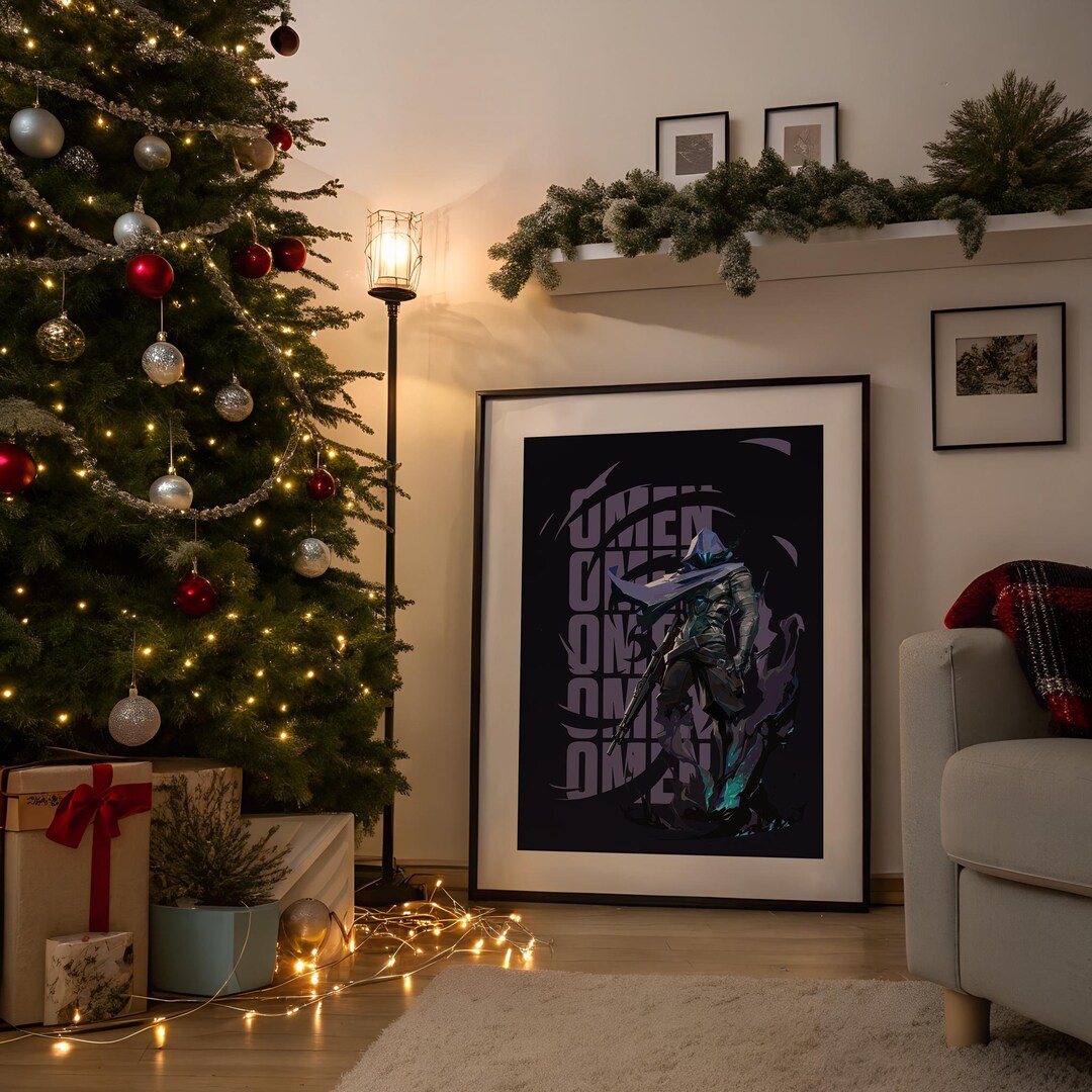 Valorant Omen Art Poster: Gaming Room Decor, Gift for Fans - Etsy