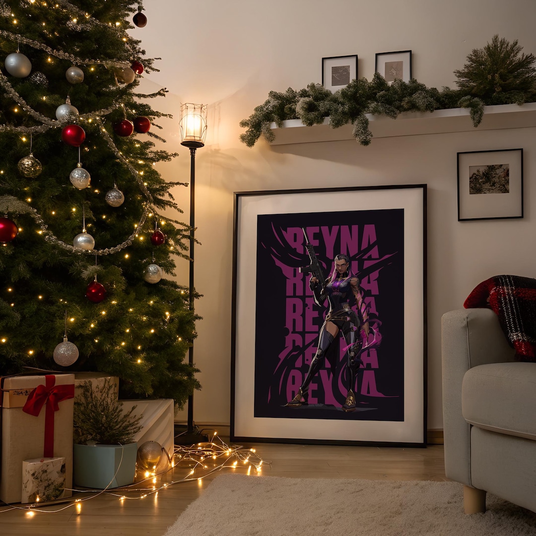 Valorant Reyna Poster - Reyna Name Art Print - Gaming Wall Art - Gaming ...