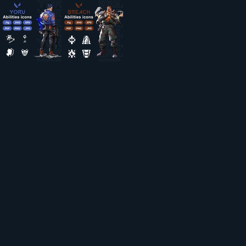 Valorant Tejo Agent Abilities Icons - SVG PNG EPS Pdf Figma Vector Logo ...